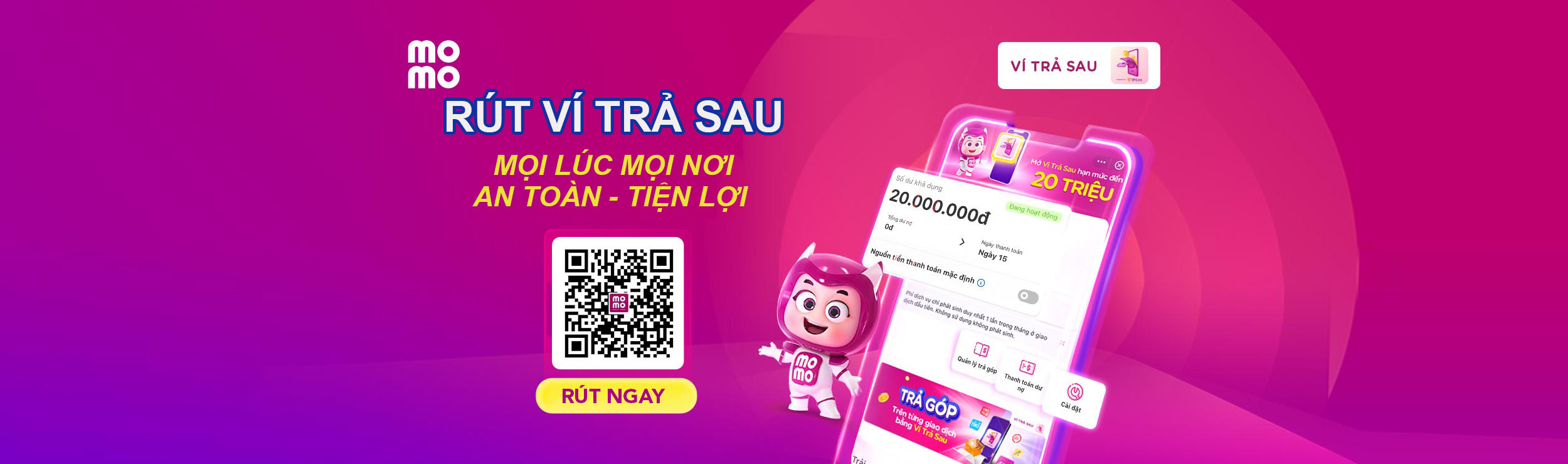 Rút tiền ví trả sau Momo uy tín và không bị khoá ví (cập nhật 2025)